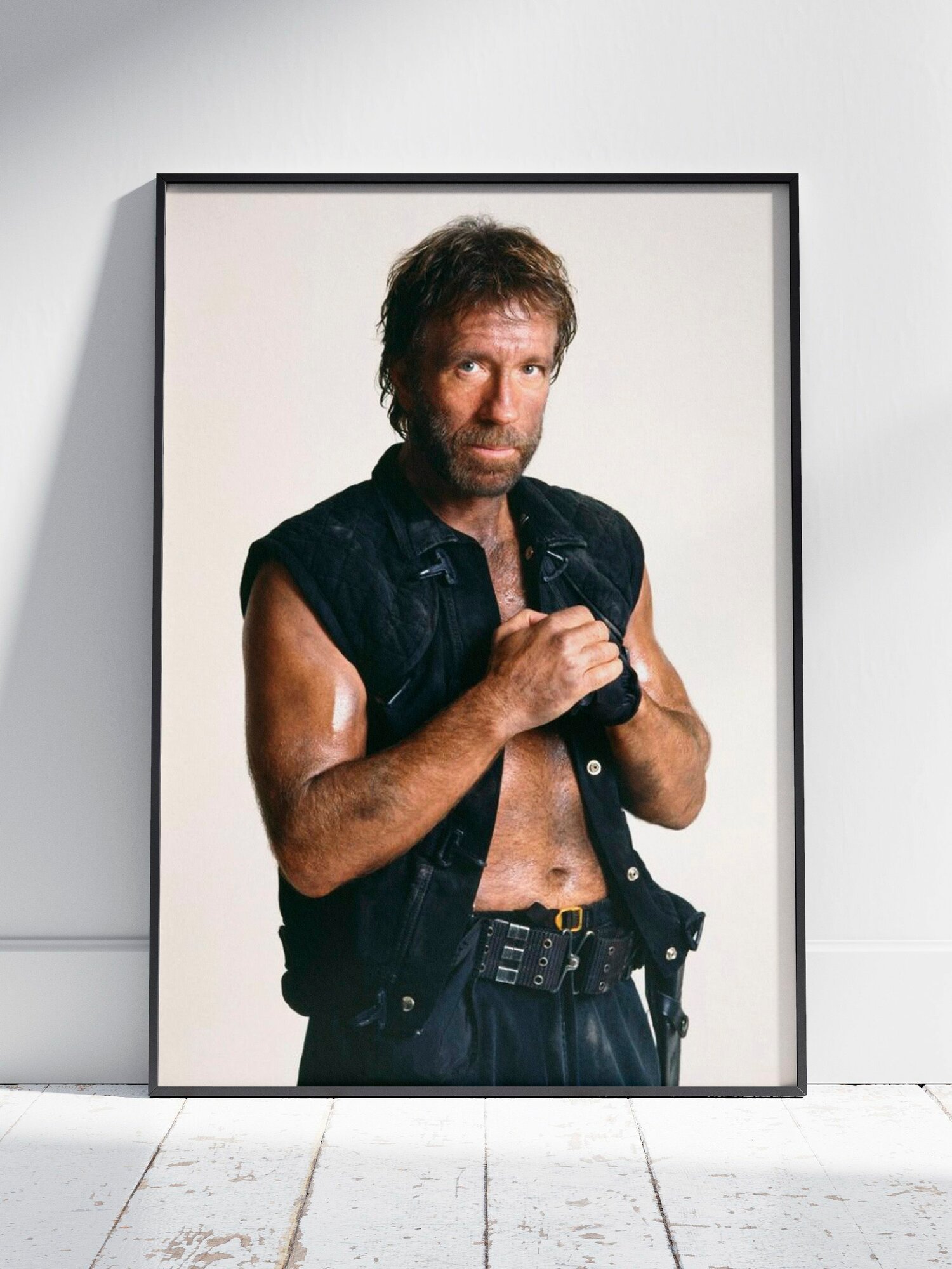 Плакат на стену для интерьера Чак Норрис (Chuck Norris 29) - Постер по актеру фильма, кино, сериала формата A4 (21x30 см)