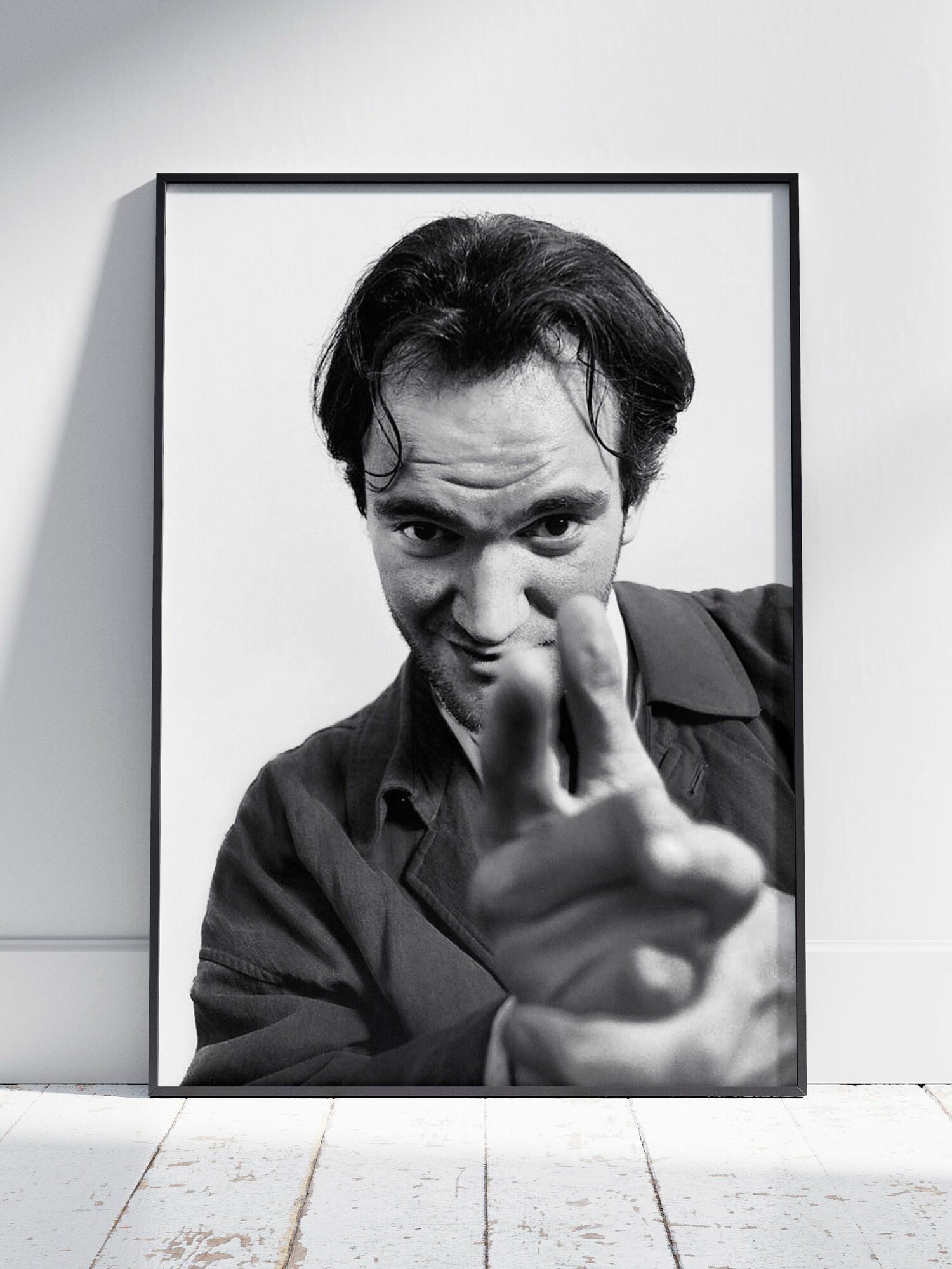 Плакат на стену для интерьера Квентин Тарантино (Quentin Tarantino 34) - Постер по актеру и режиссеру кино, фильма формата A4 (21x30 см)