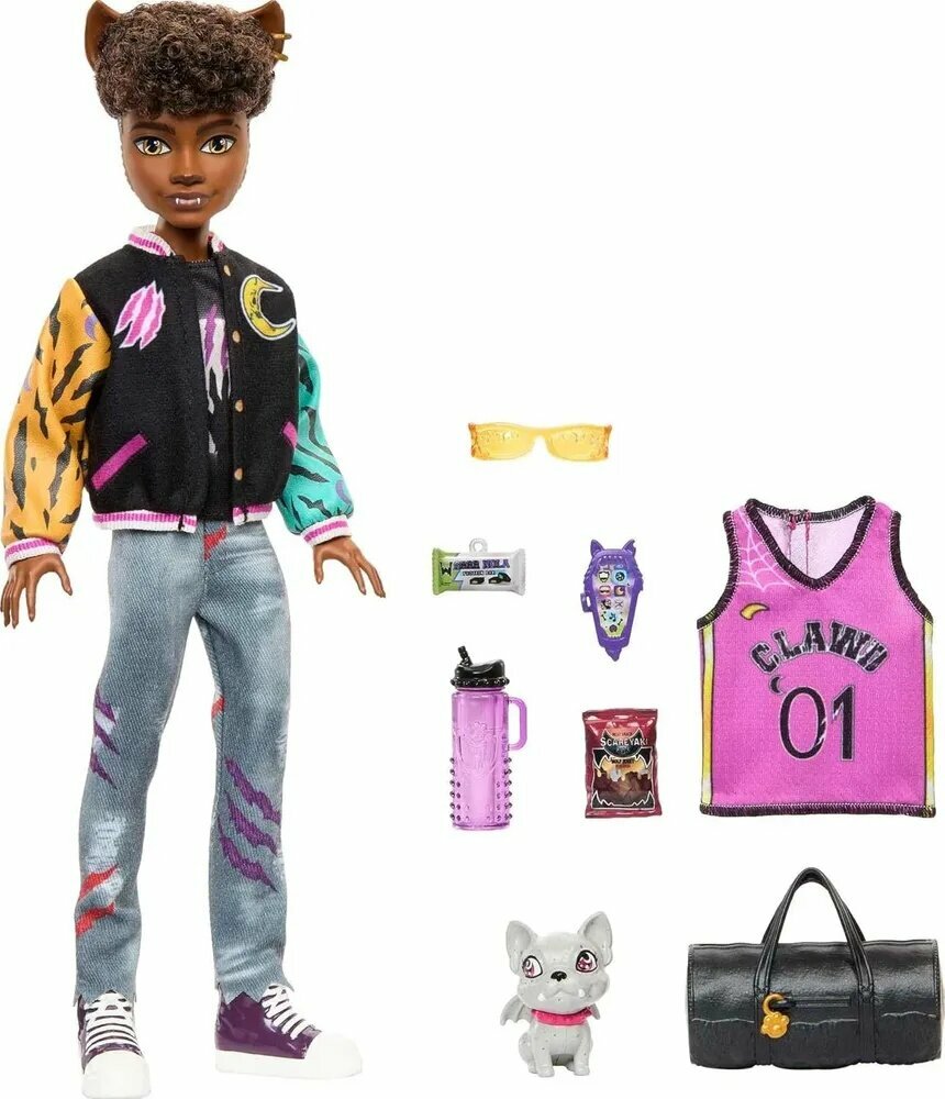 Monster High Клод Вульф Rockseena кукла HNF65