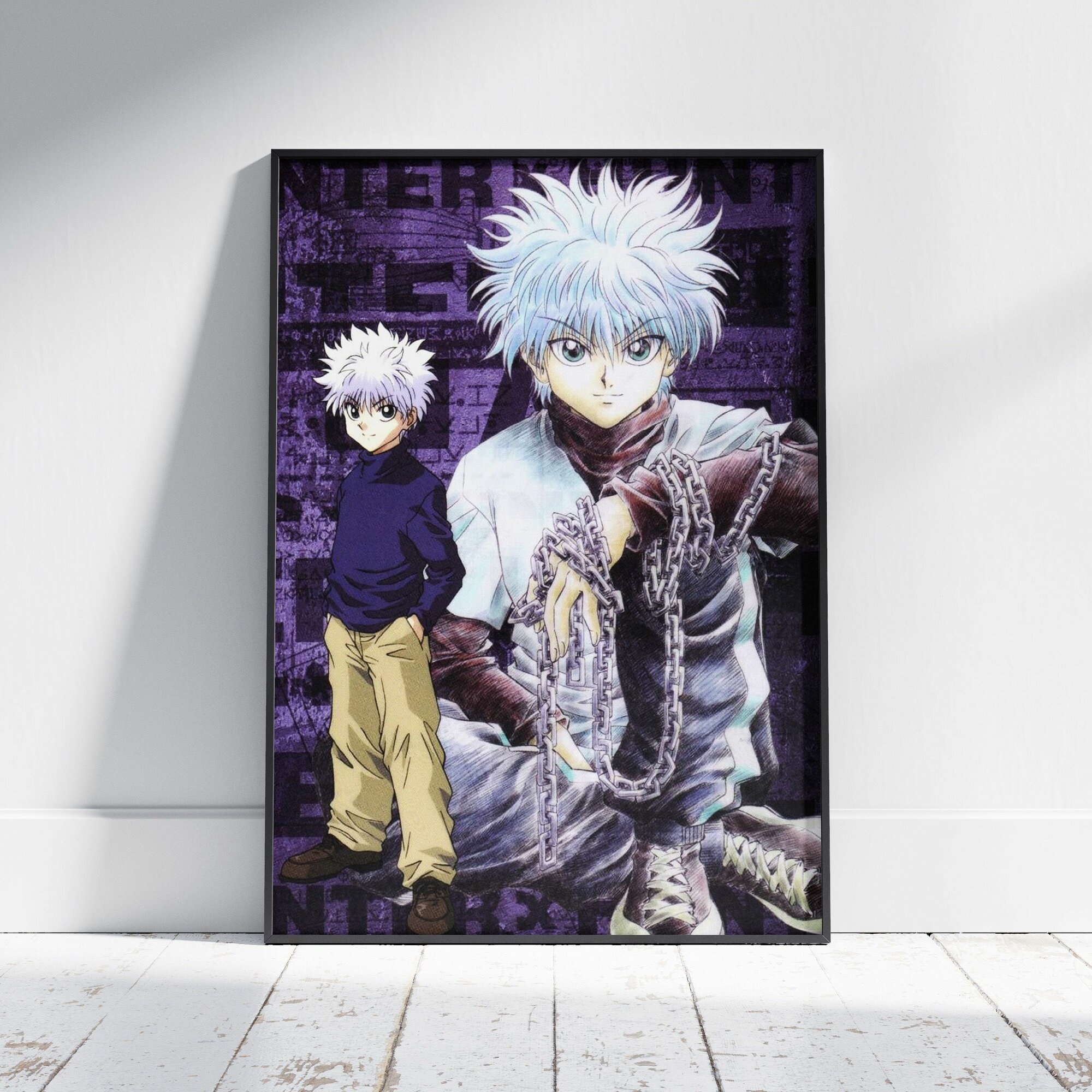 Плакат на стену для интерьера Hunter x Hunter (Киллуа Золдик 5) - Постер по аниме формата A3 (30х42 см)