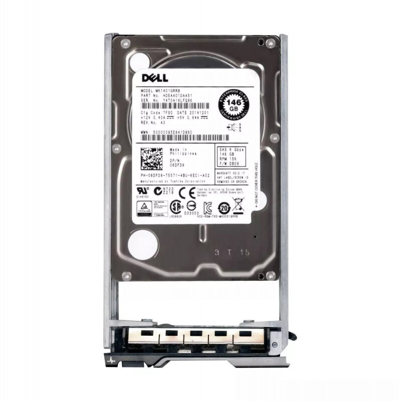 Жесткий диск Dell 6DFD8 146Gb SAS 2,5" HDD