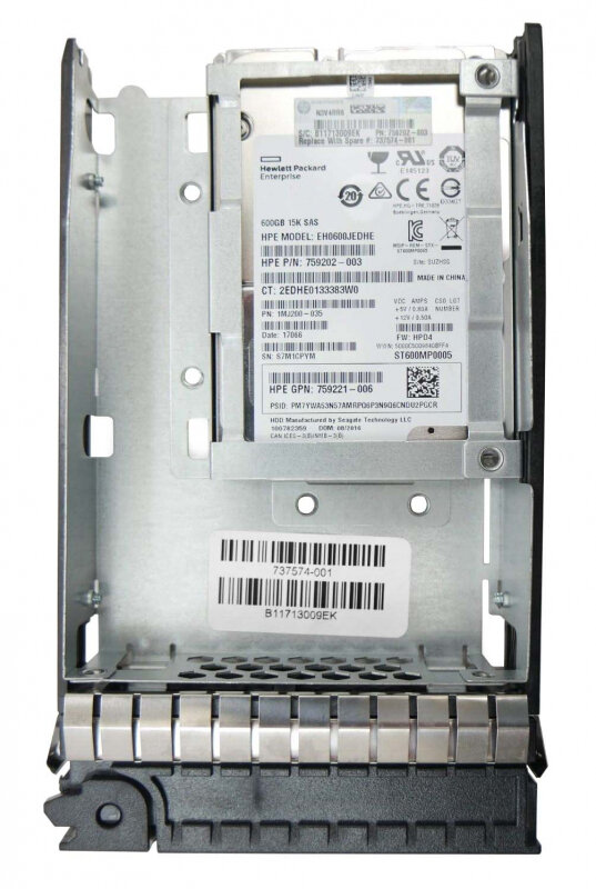 Жесткий диск HP 737396-B21 600Gb 15000 SAS 2,5" HDD