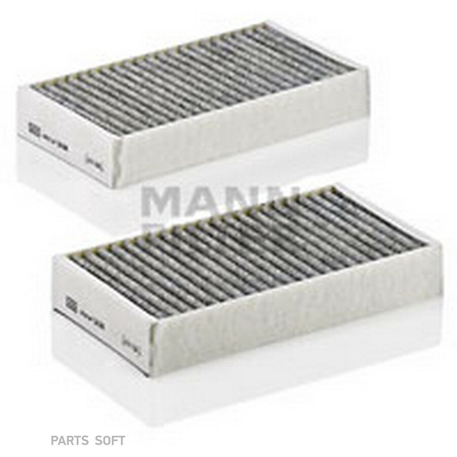 CUK2646-2 MANN Фильтры салона (компл. 2шт) уголь MANN-FILTER CUK26462 | цена за 1 шт