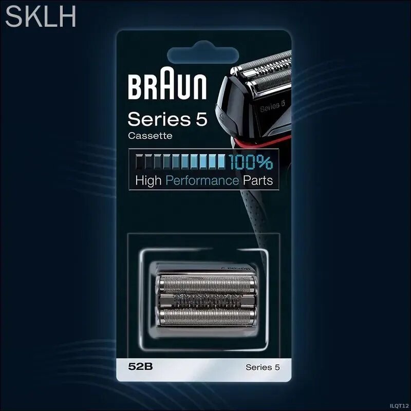 Бестселлер Braun S5 52B: серебристая сетка и блок режущий-lLQT12