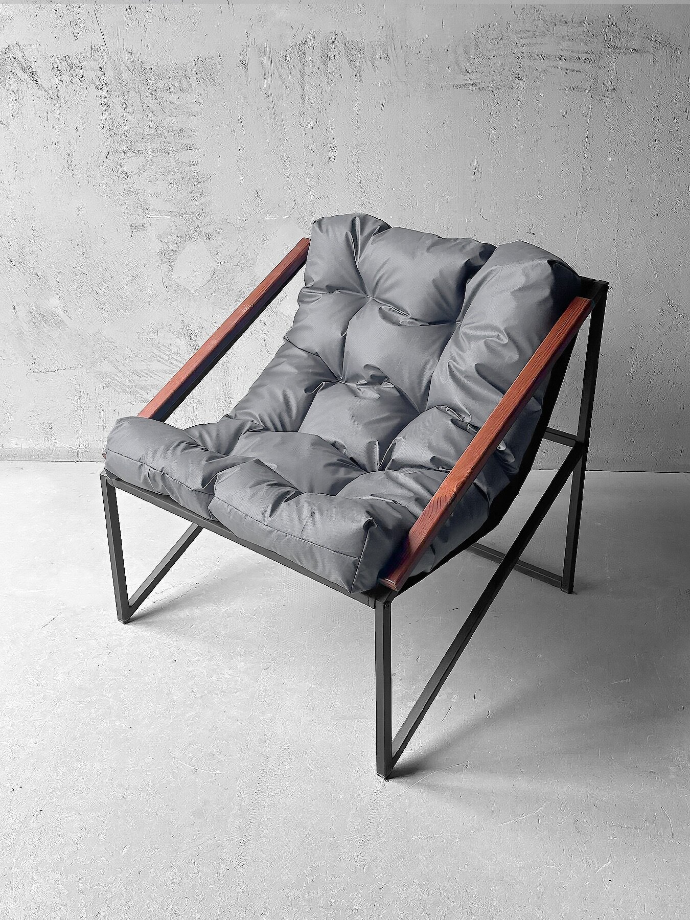 Садовое кресло Лофтовик Слэш ++ оксфорд серый