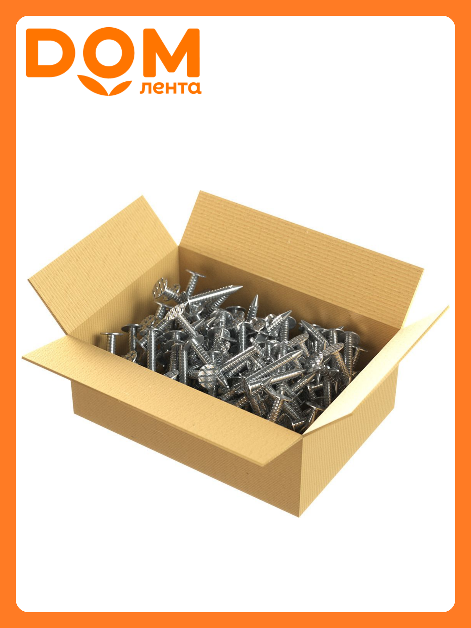 Гвозди кровельные Döcke, оцинкованные, плоские, 3,5x30 мм, 5 кг