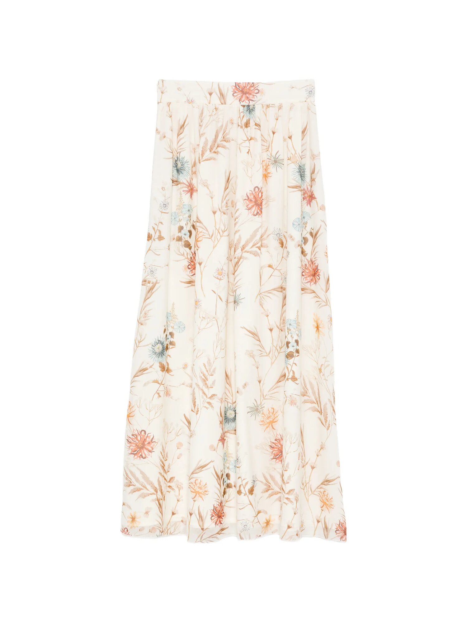 Юбка Eleventy Floral maxi skirt, размер 42, разноцветный — фото 1