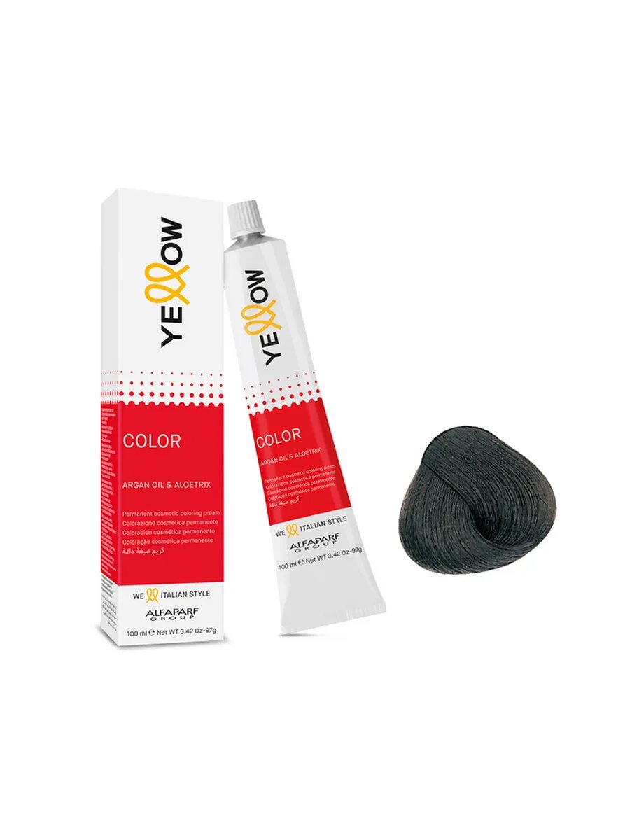 YELLOW PROFESSIONAL Ye Color Permanent Coloring Cream 100 мл