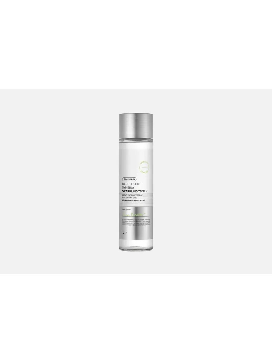 Увлажняющий тонер для лица с микроиглами VT REEDLE SHOT SYNERGY SPARKLING TONER 150 мл