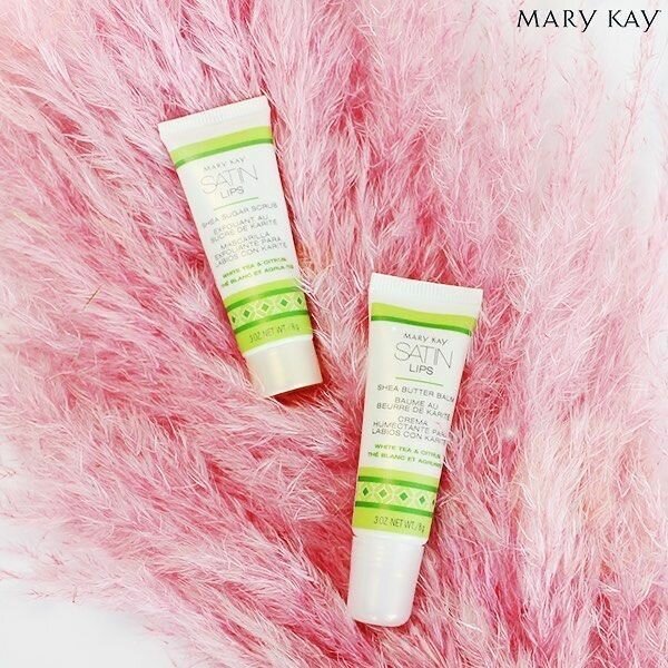 Cистема по уходу за губами SATIN LIPS Mary Kay Белый чай и цитрус