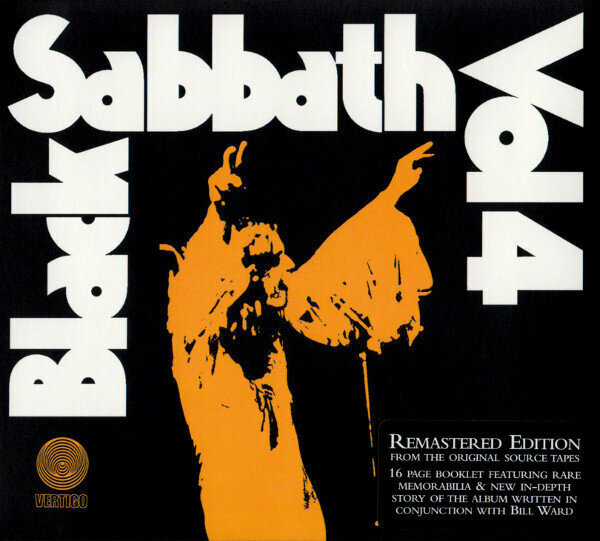 BLACK SABBATH, Vol.4, 1972, 16-page, CD-Аудио