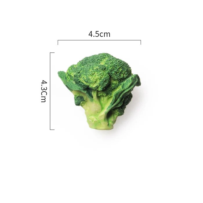 Магнит на холодильник 3D брокколи, цвет: Broccoli