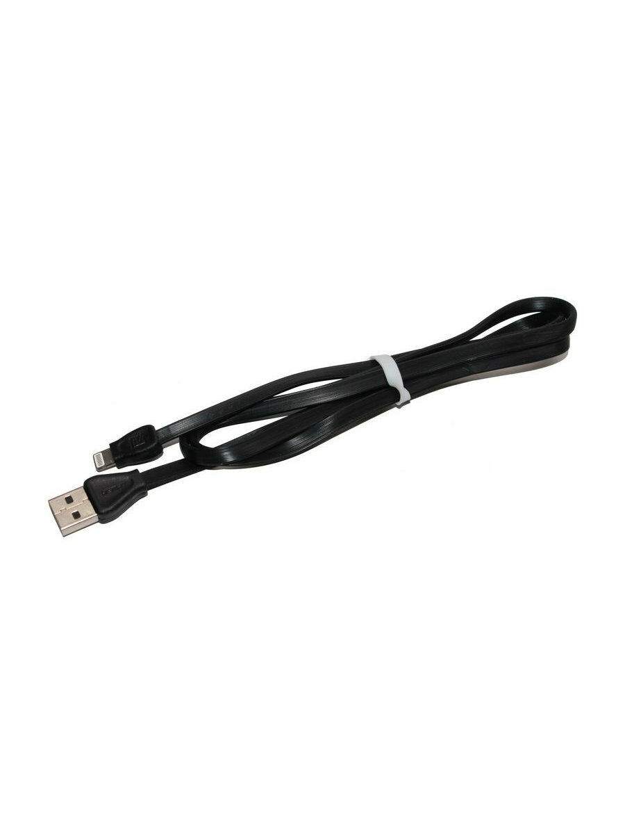 Шнур USB дата-кабель для iPhone 5/6 1м плоский RC-028i