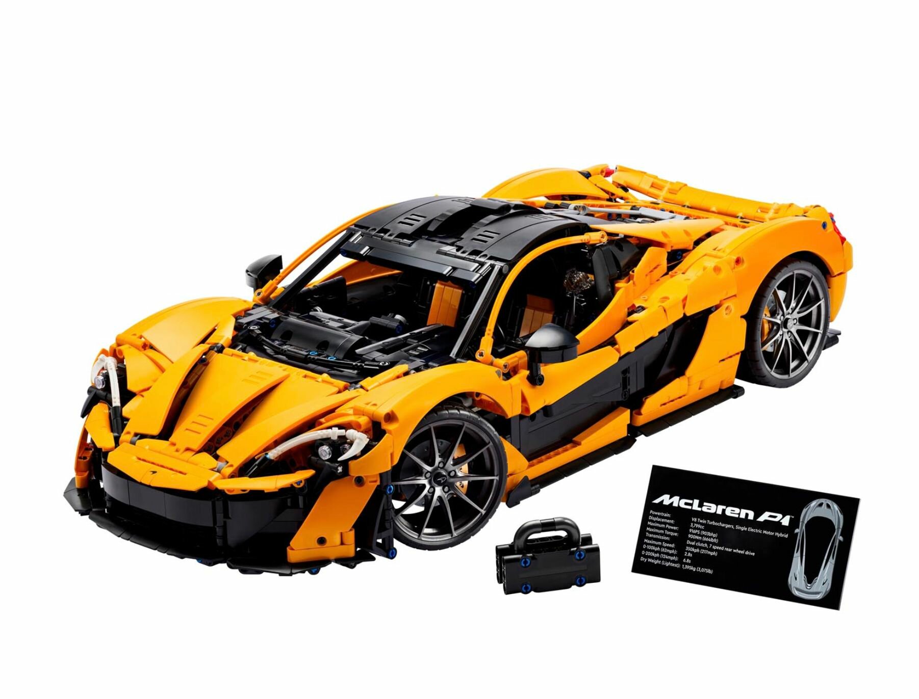 Конструктор машина спорткар McLaren P1 3893 детали (совместим с 42172)