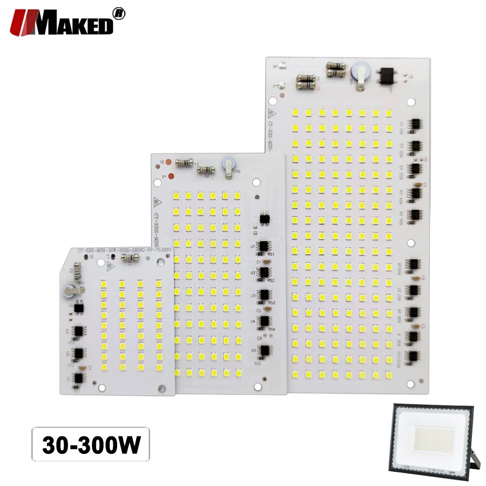 Светодиодная плата Umaked 50W 123x69MM для прожектора