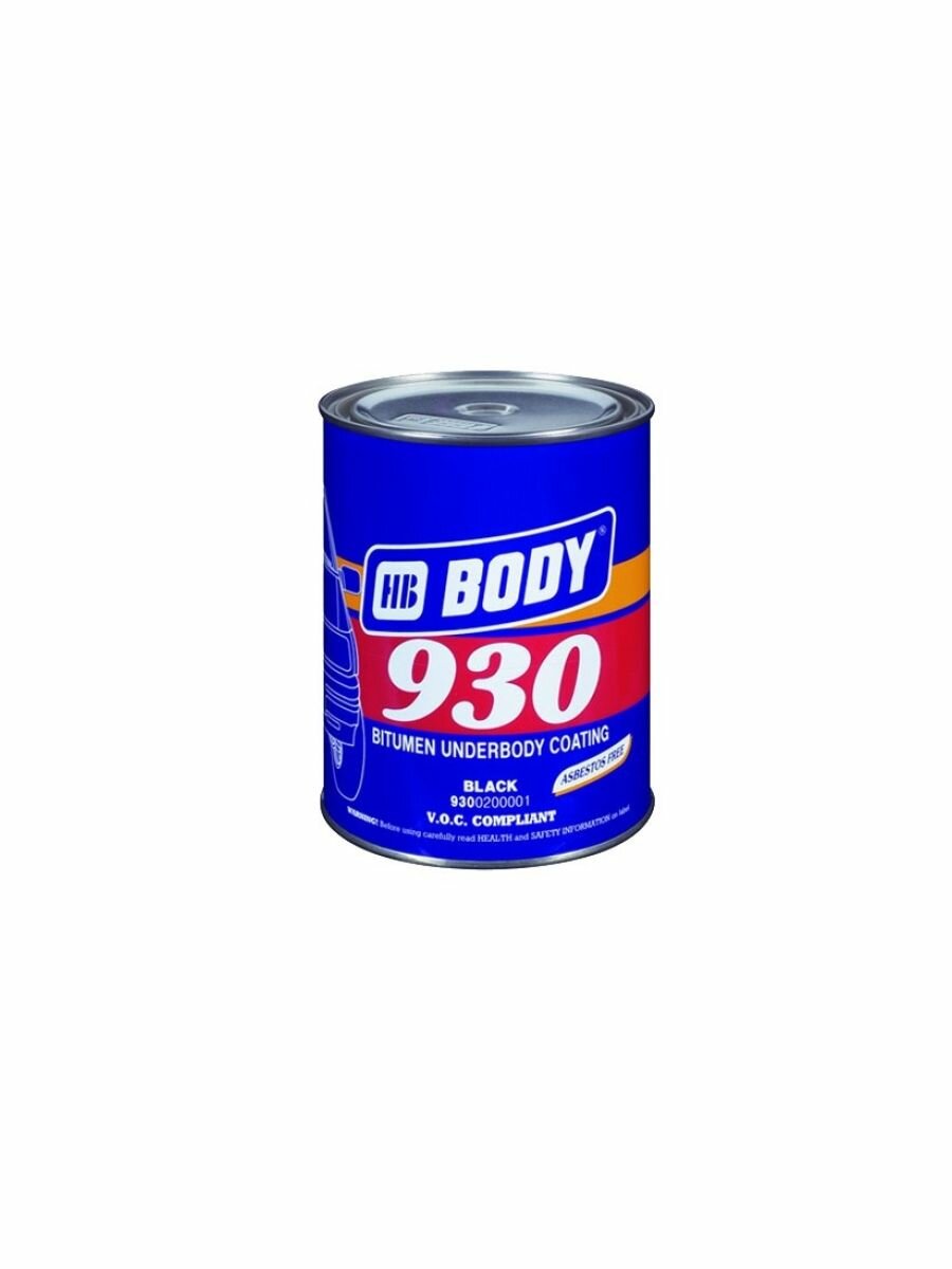 Антикор (BODY 930) черный BITUMEN 1кг