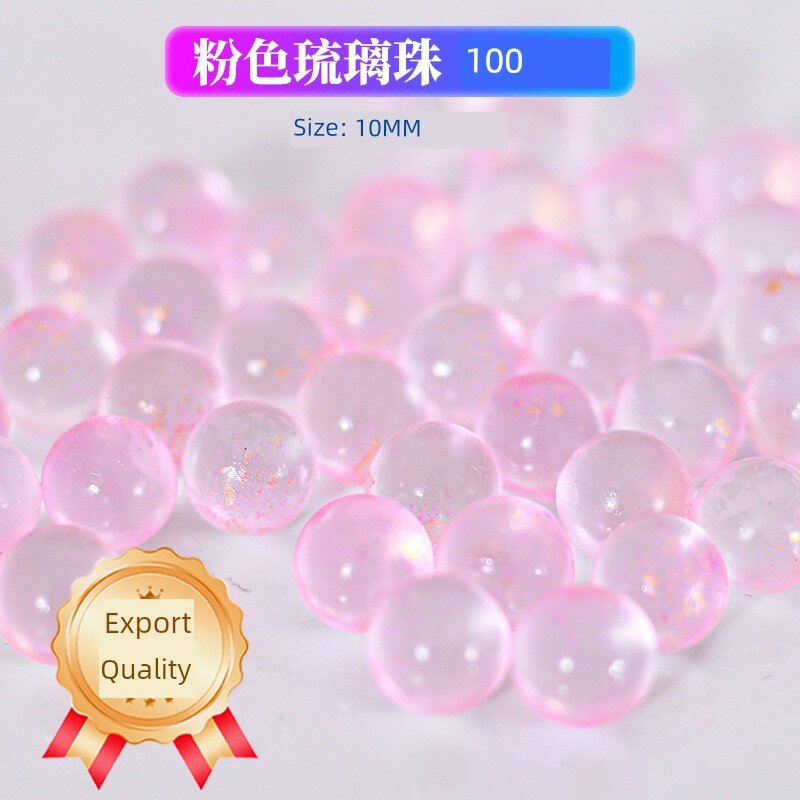 Кристаллический стеклянный песок для оформления аквариумов с рыбками бетта, декораций для аквариумов, имитации жемчуга,