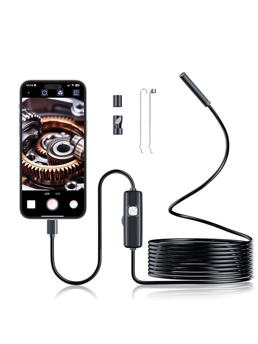 Водонепроницаемый эндоскоп 5.5/7/8 мм, USB 2.0, гибкий кабель для Android-телефонов