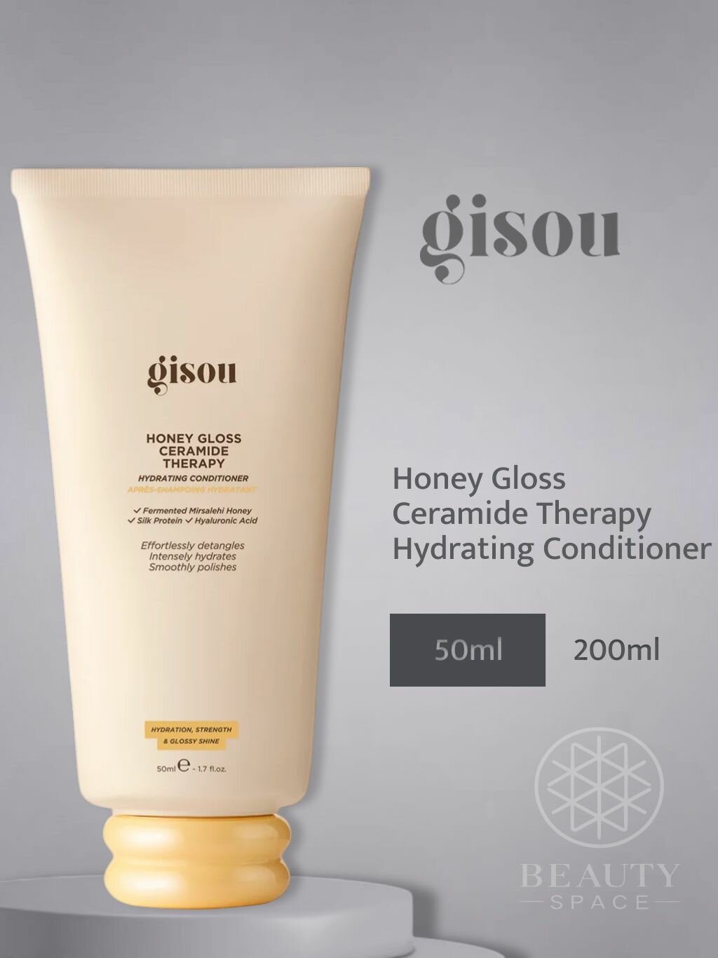 Gisou Кондиционер для волос Honey Gloss Ceramide Therapy Hydrating Conditioner (тревел), 50ml