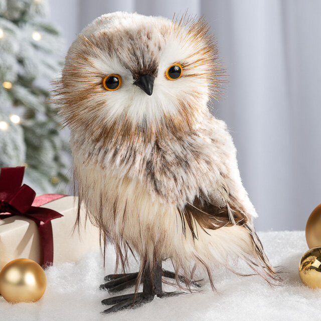 Декоративная фигура Сова Элисия - Долина Дхавии 20 см, Winter Deco, 1135238