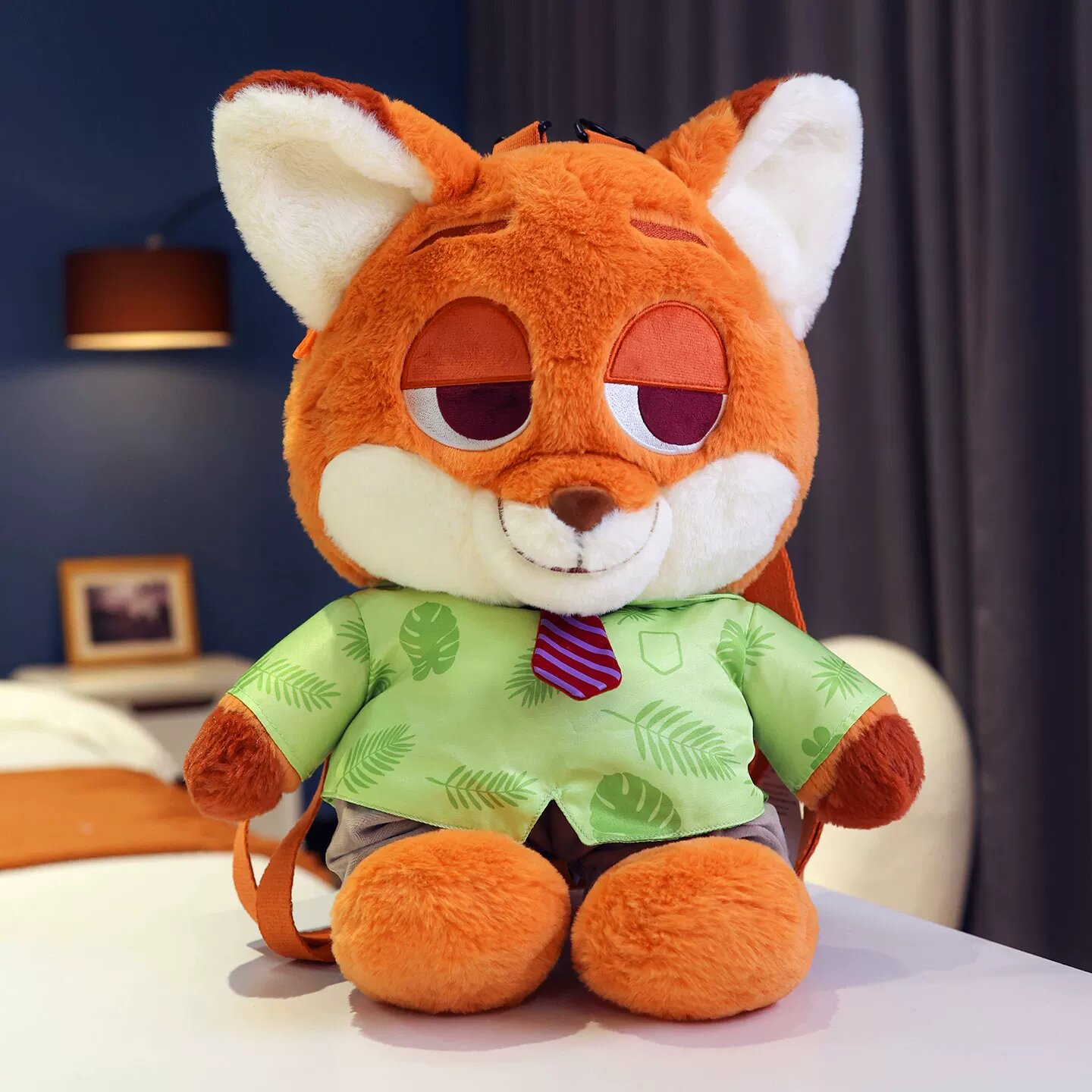 HWang Disney Zootopia Nick Мягкий рюкзак с плюшевым персонажем, милая сумка для девочек, 26x7x47см
