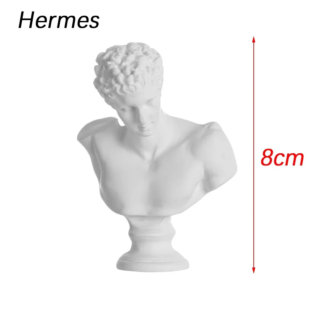 Мини статуэтка Hermes белая, 8 см, Цвет: 4