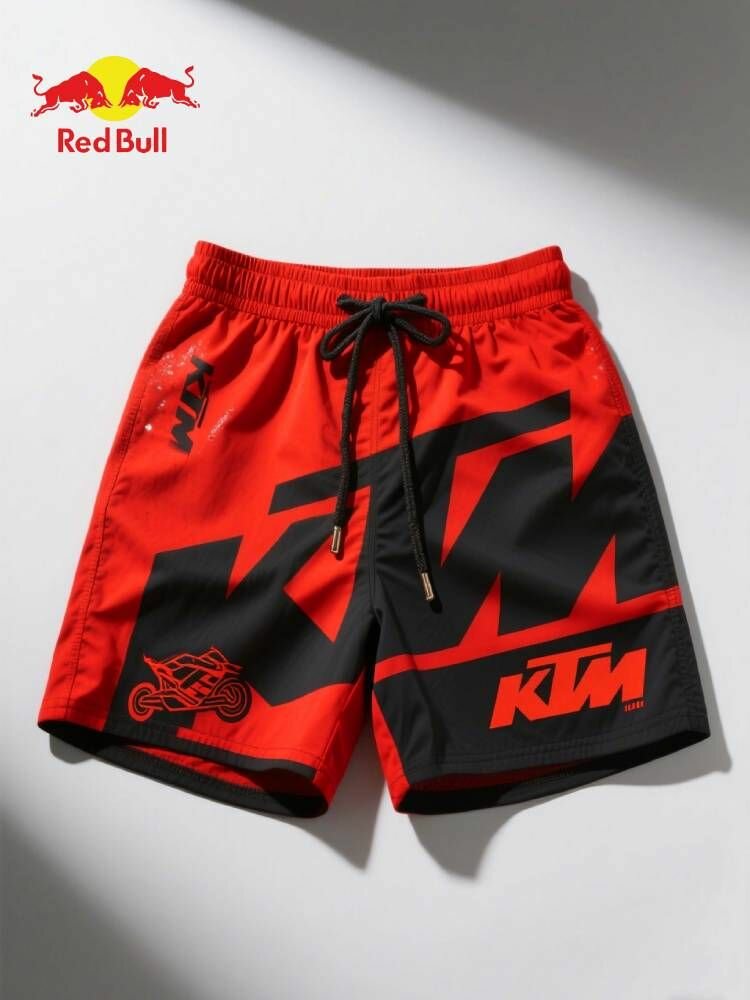 Мотоциклетные шорты KTM — гоночные брюки с защитными вставками, дышащие для MX/DH/MTB/кросса и повседневной носки