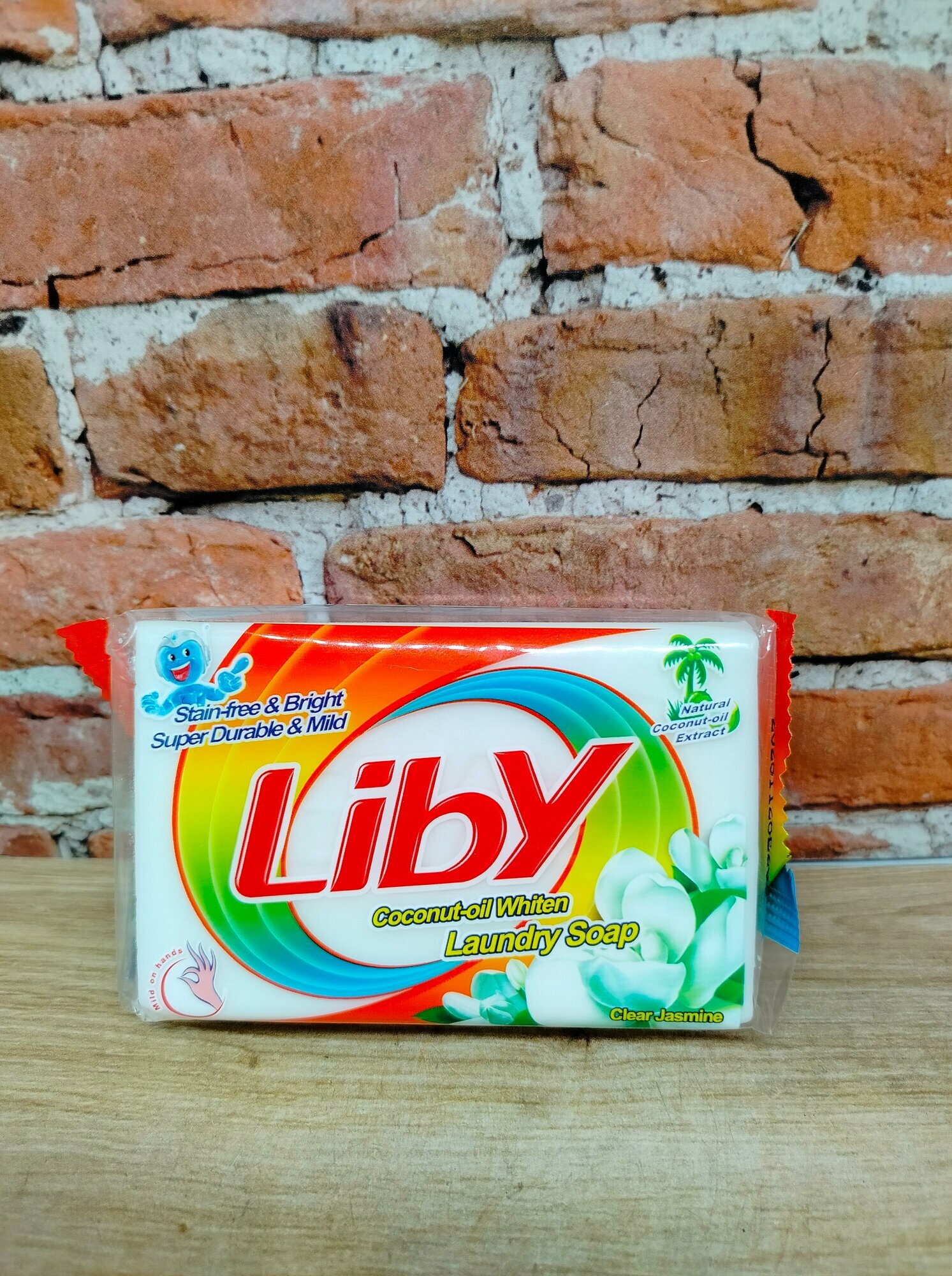 Liby Мыло для стирки белое с кокосовым маслом 246 гр