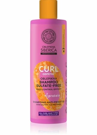 Шампунь для волос Natura Siberica Oblepikha Siberica Curl Control, без сульфатов, для вьющихся волос, 400 мл