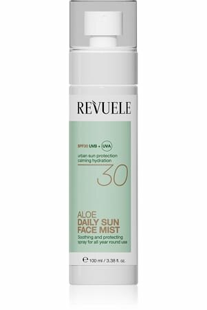 Средство солнцезащитное Revuele Aloe Daily Sun Face Mist SPF 30, спрей для лица, 100 мл