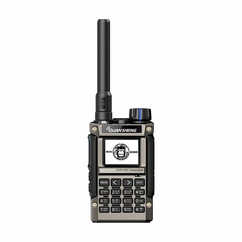 Quansheng UV-K1(8) Ручная двухсторонняя радиостанция с коротким сроком работы, однокнопочная частота, китайский язык