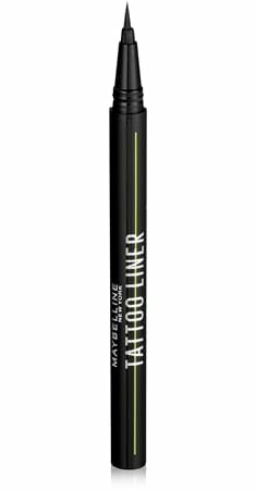 Подводка для глаз Maybelline New York Tattoo Liner Ink Pen, черный, 1 мл