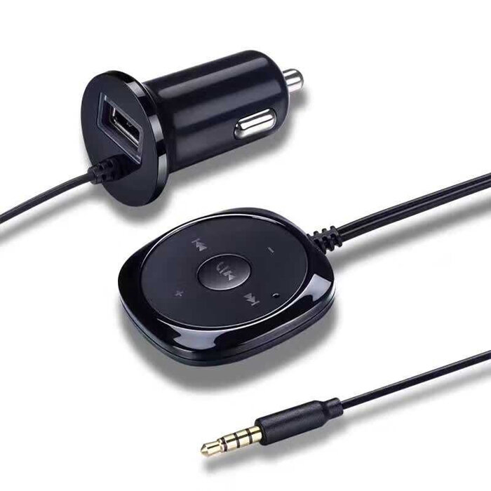 Беспроводной Bluetooth-приемник для MP3 аудио в автомобильные телефоны с функцией громкой связи совместимый со всеми