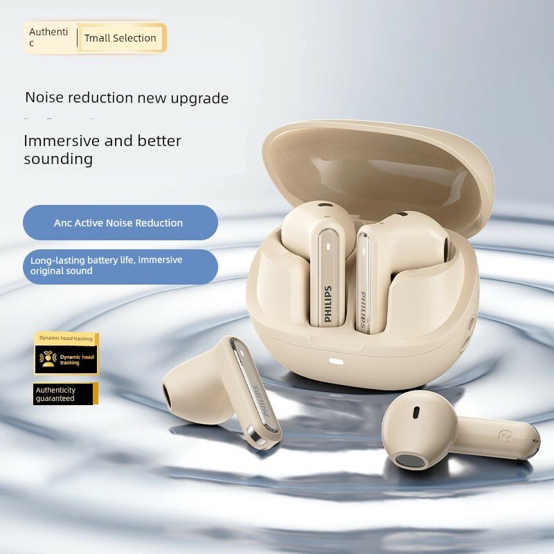 Philips TAT1420 беспроводные наушники с активным шумоподавлением ANC, высоким разрешением звука и Bluetooth 5.4