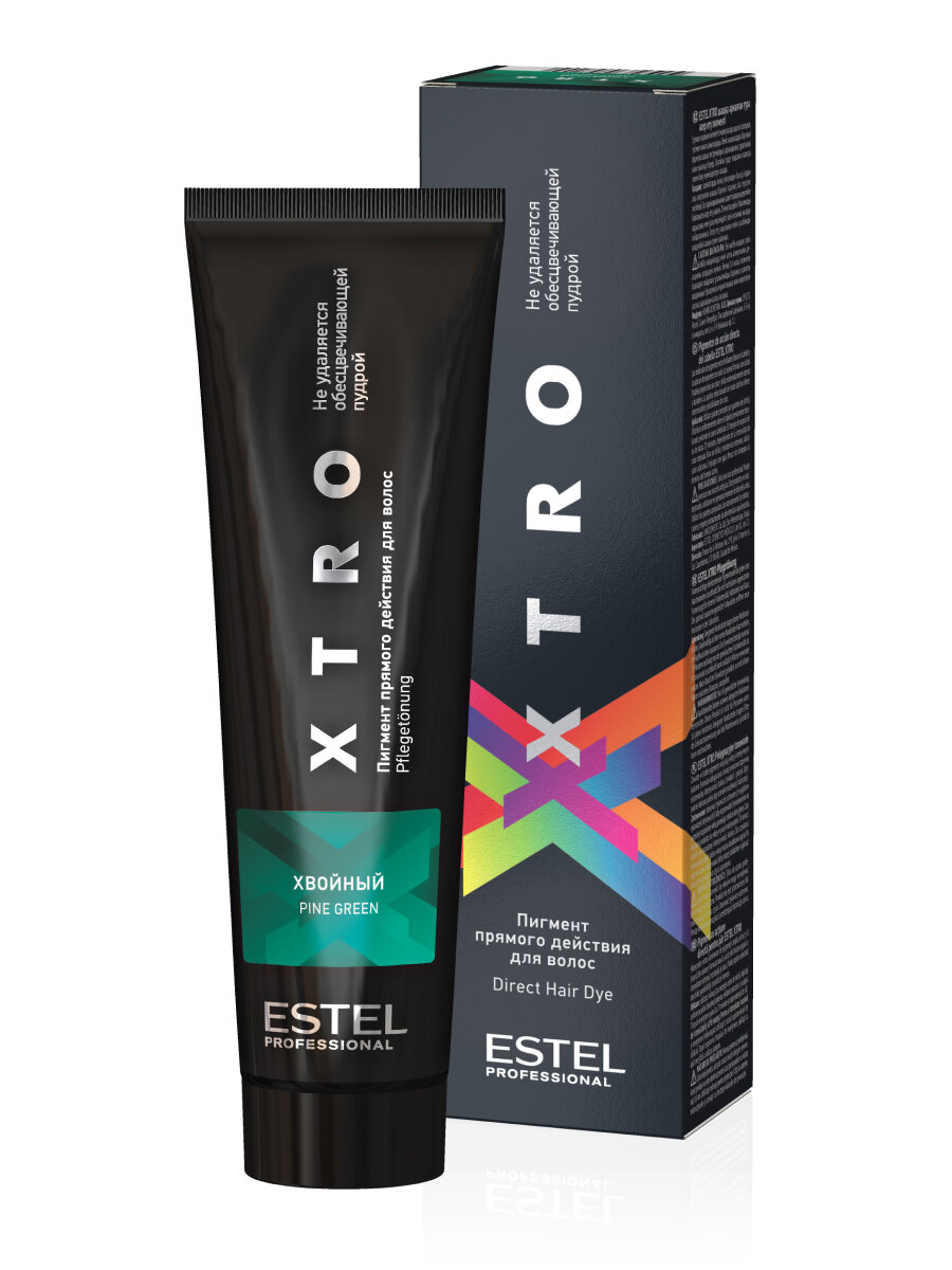 Пигмент ESTEL XTRO BLACK Xвойный, безаммиачный, для окрашивания, 100мл