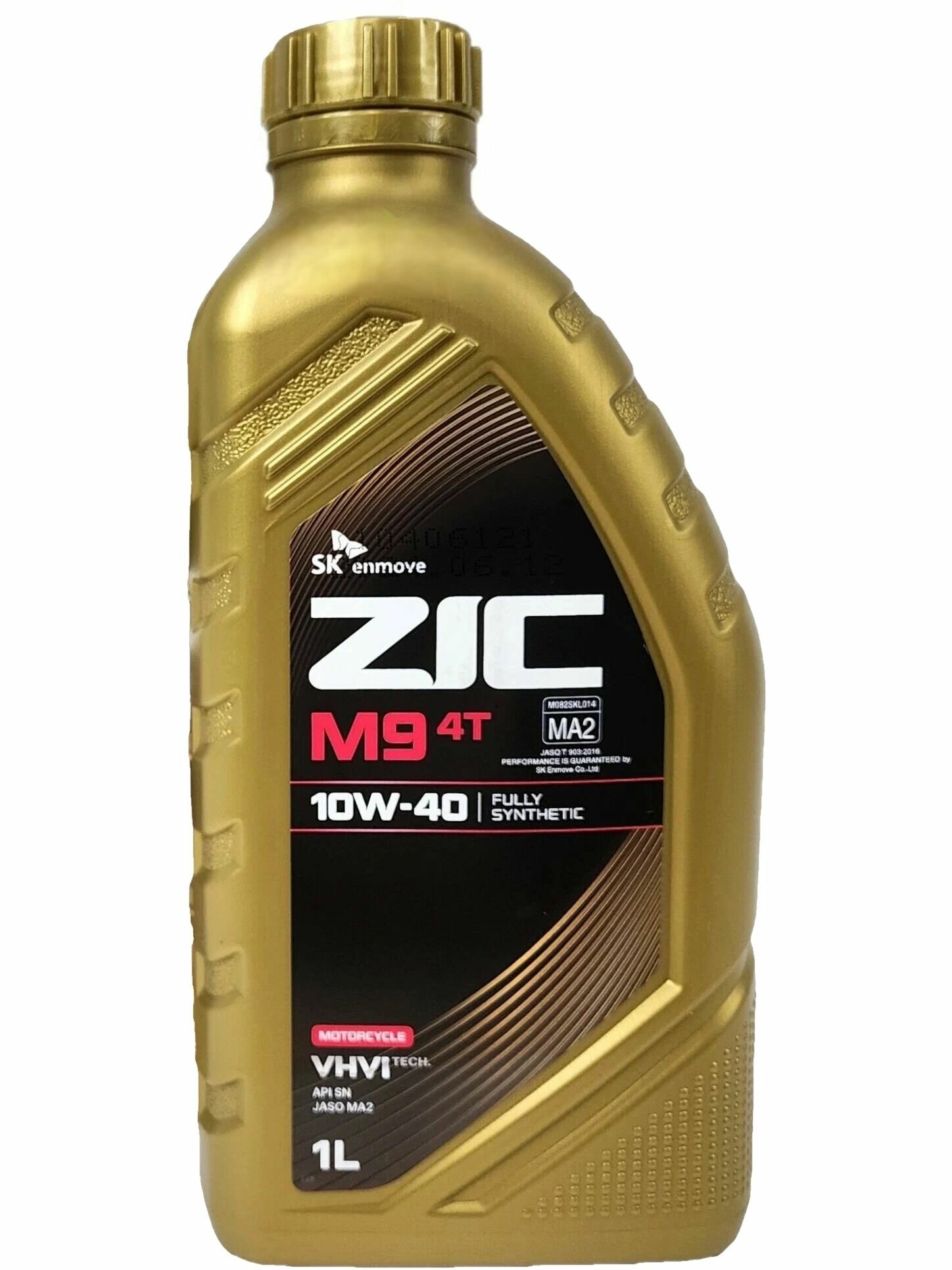 Масло моторное 10w-40 ziс m9 4t для малой техники, полностью синт. (1л)