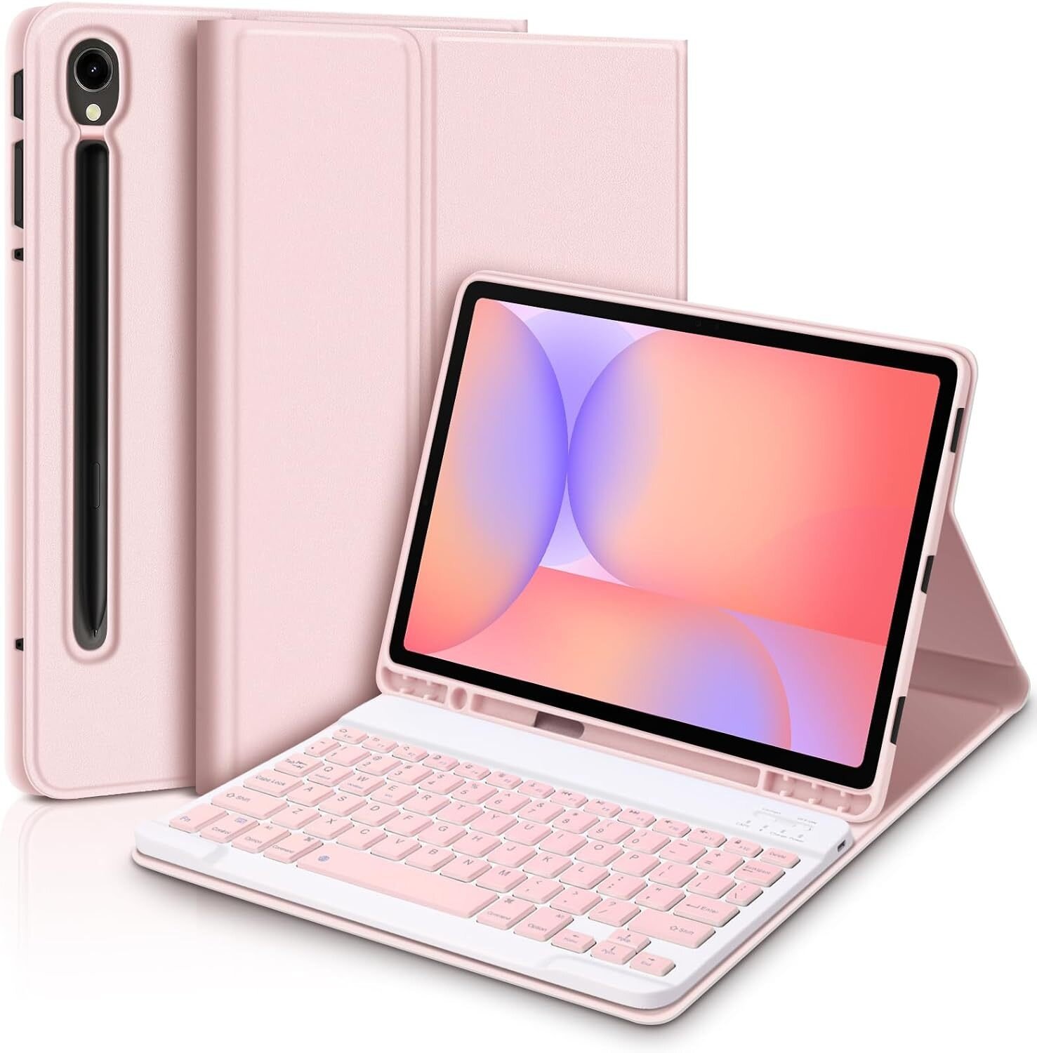 Беспроводная клавиатура с чехлом для планшетов Samsung Galaxy Tab S10 Lite FE S9, защитный футляр Bluetooth