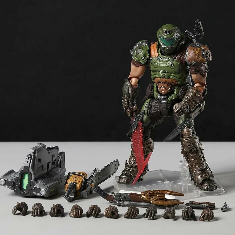 Фигурка Дум Думгай Палач Рока / DOOM Eternal DOOM Slayer (16 см)