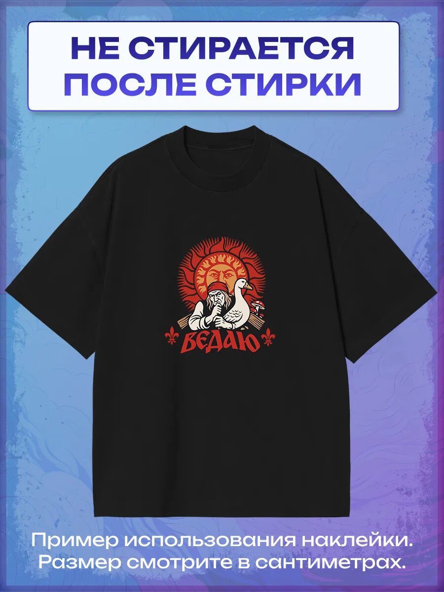 Термонаклейка Баба Яга — фото 1