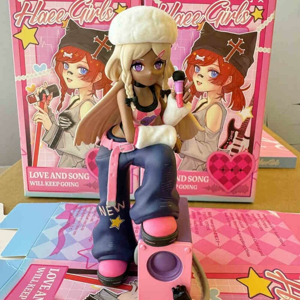 Haee Girls Коллекционная PVC-фигурка серии Музыкальная сцена для женских айдол-групп