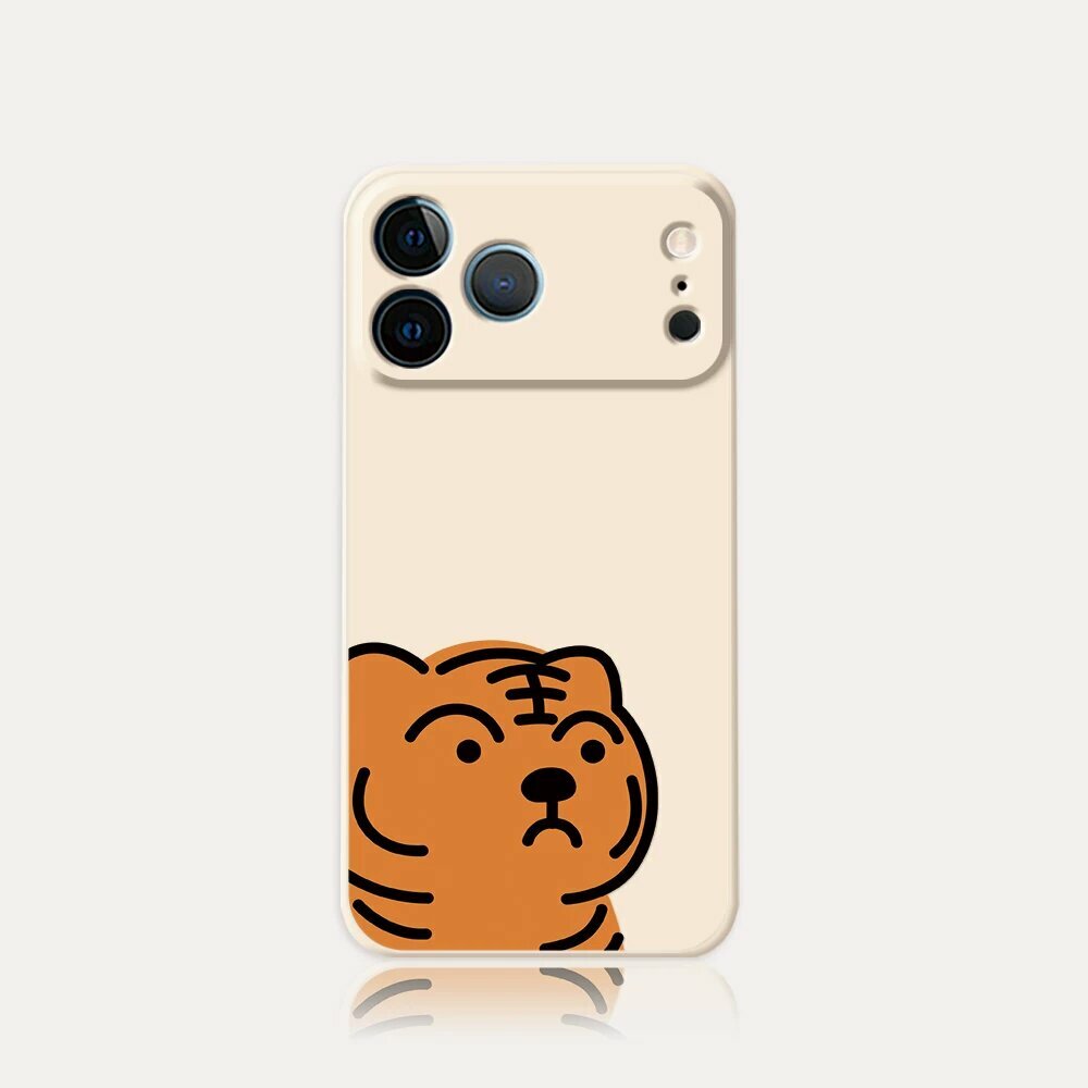IPhone 17 Античный белый матовый мягкий чехол - Прочная ударопротивная конструкция
