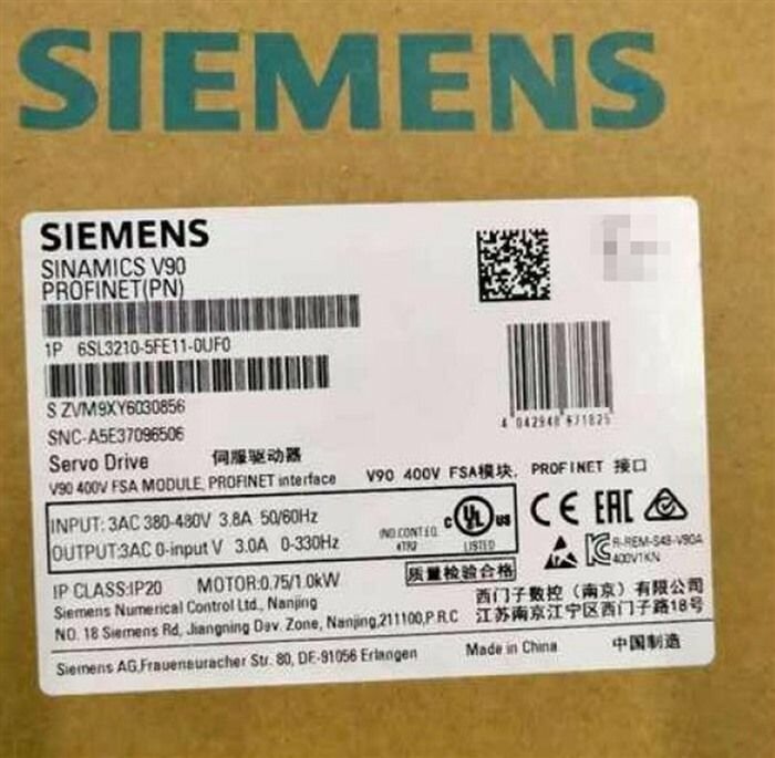 Модуль Siemens 6SL3210-5FE11-0UF0