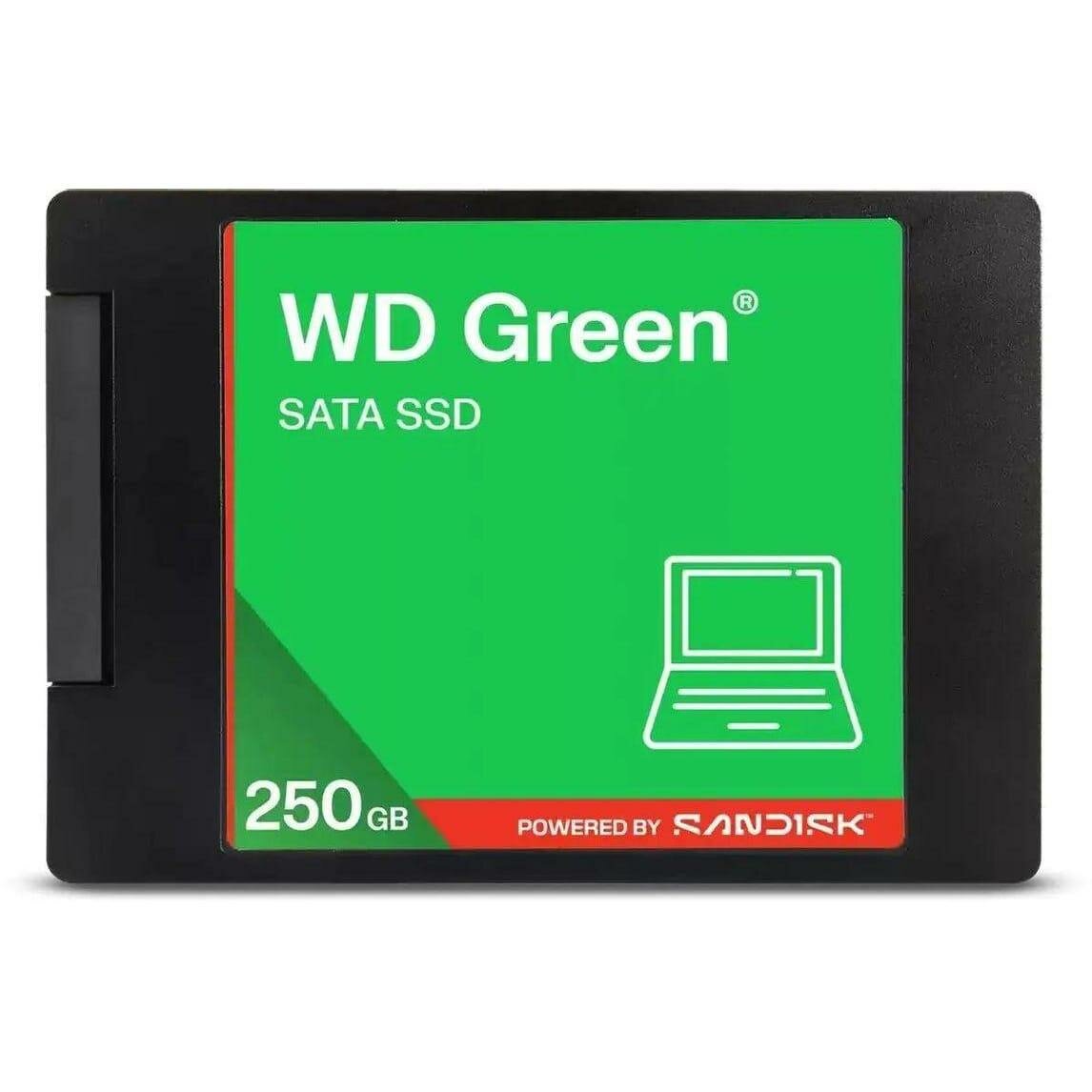 SSD накопитель WD Green WDS250G5G0A 250ГБ, 2.5", SATA III, SATA