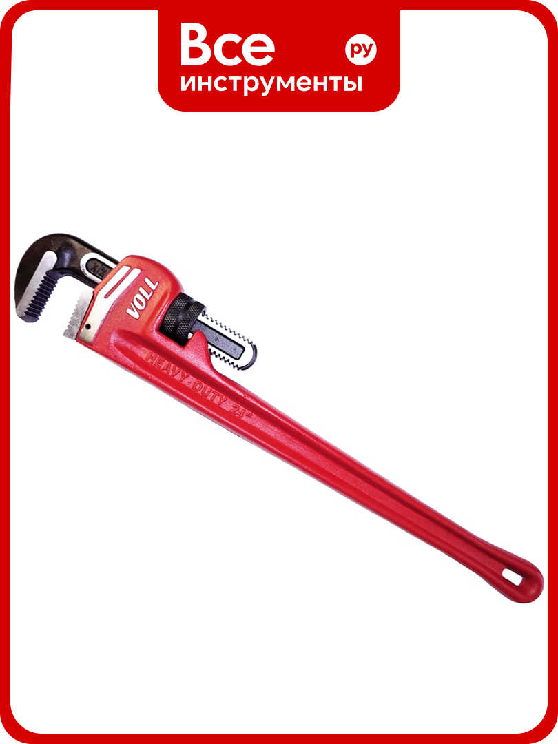 Газовый ключ VOLL Хэви Дьюти, 24", для труб D 3 5.00024