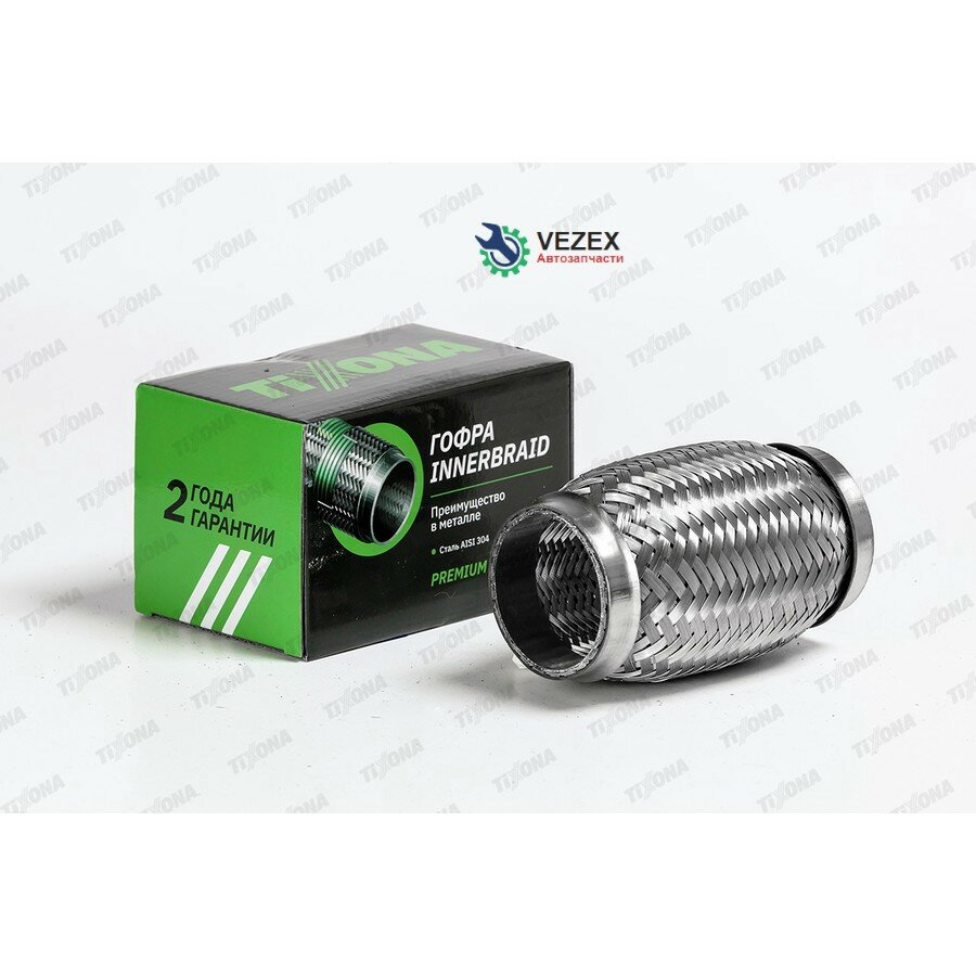TIXONA 50120 Гофра 50*120 с тройной оплеткой