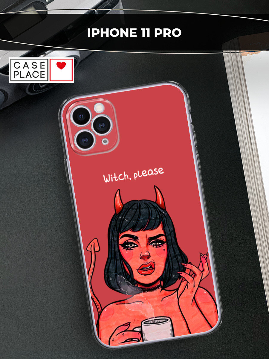 Чехол на Apple iPhone 11 Pro / Айфон 11 Про с принтом Evil Girl