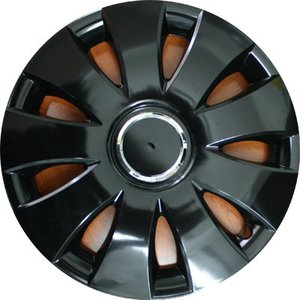 Колпаки Jestic R-14 аура ринг черный (4шт.)