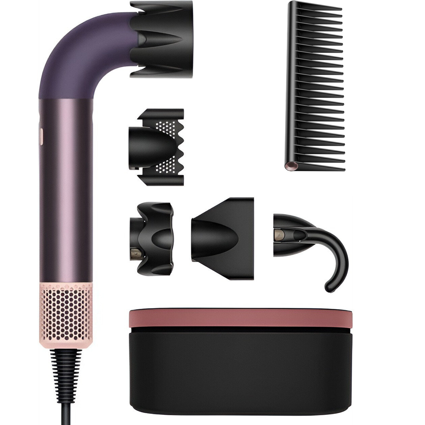 Фен Dyson Supersonic R Pro HD17 jasper plum с кейсом + расческа, версия HK/SG