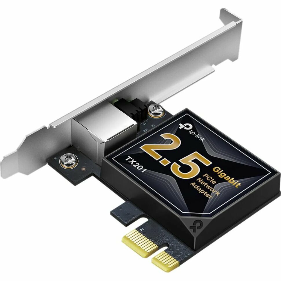 Сетевой адаптер Wi-Fi TP-Link TX201 PCIe 2.1 x 1 2.5 Гигабит, 2362938