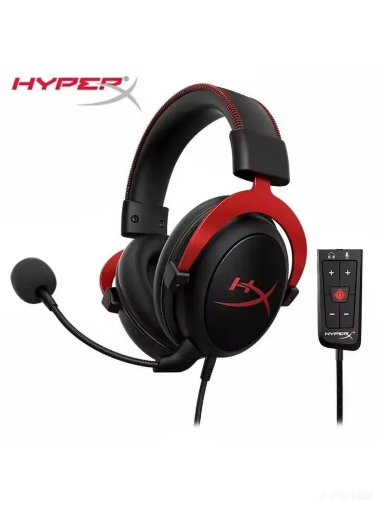HyperX Наушники проводные с микрофоном 1More ColorBuds, 3.5 мм, красный
